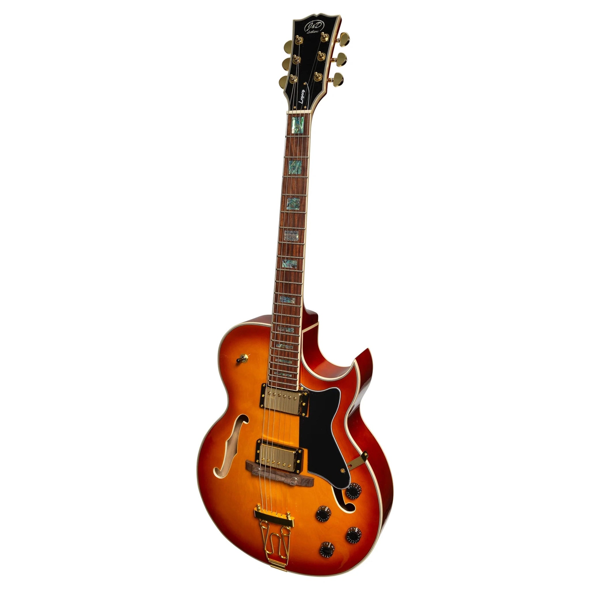 J&D Luthiers Hollow Body ES-Style Archtop Electric Guitar - Vintage ...