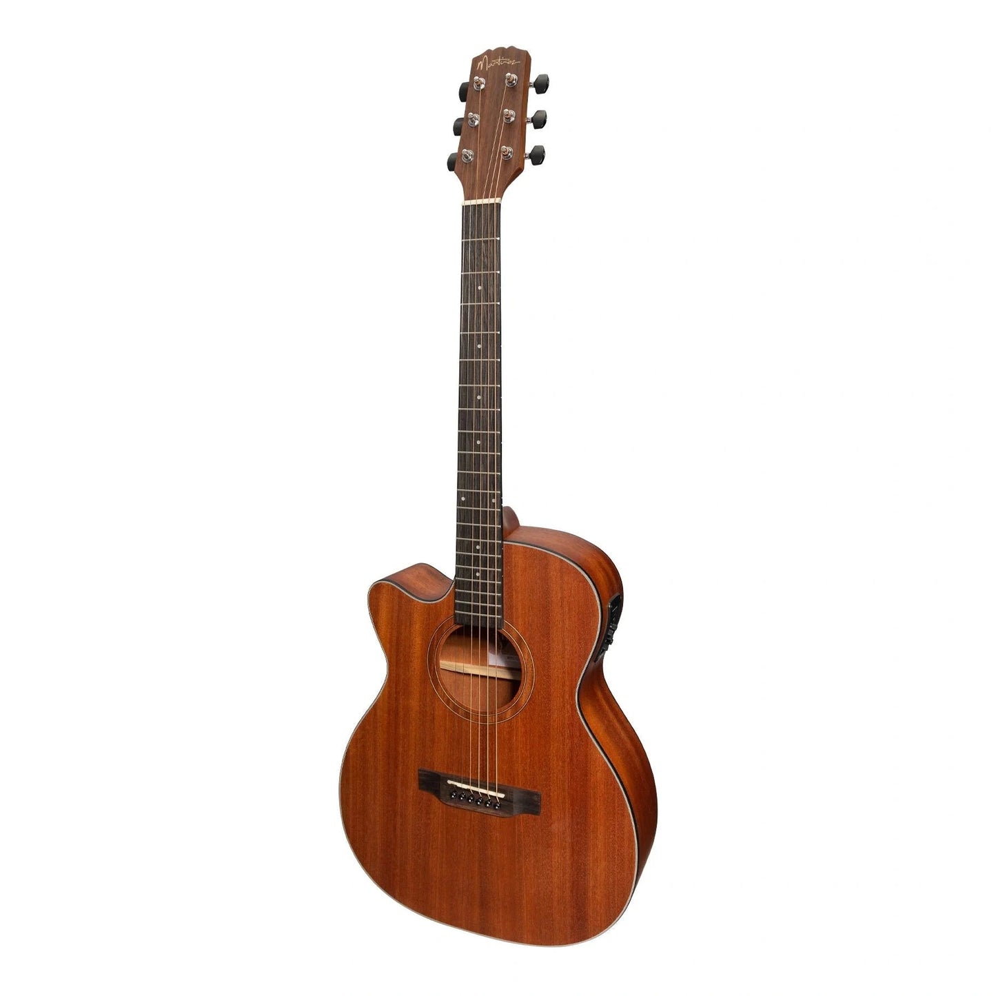 Martinez 'Natural Series' Left Handed Solid Top Acoustic Guitar - Maho ...