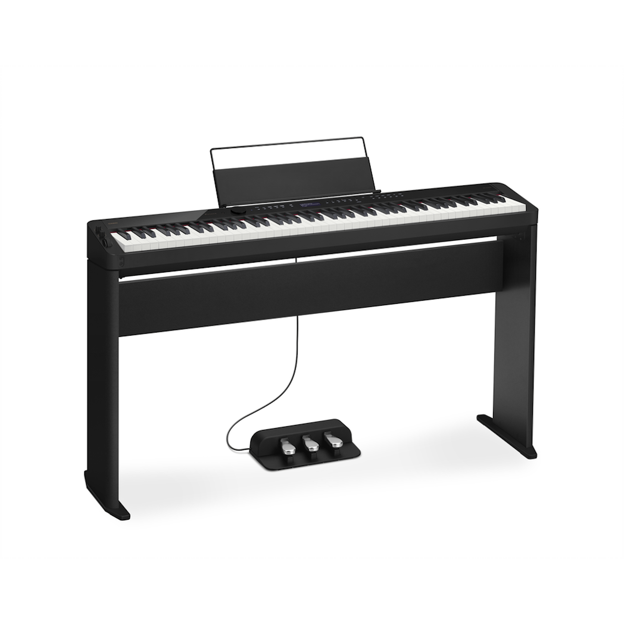 Casio Privia PX-S3100 Digital Piano - Black w/ CS68P Stand + SP34 Tri ...